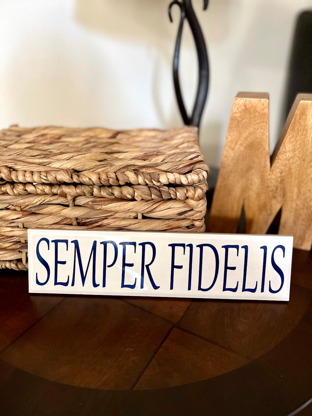 Semper Fidelis USMC Marines Sign Tile - Etsy