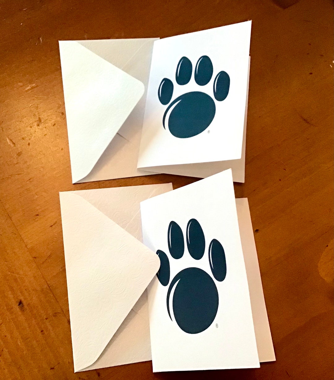 Penn State 5 Blank Small Notecards With Envelopes Grad Cards Officially ...