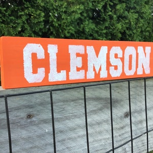 Clemson Hand Painted Sign. Officially Licensed. - Etsy