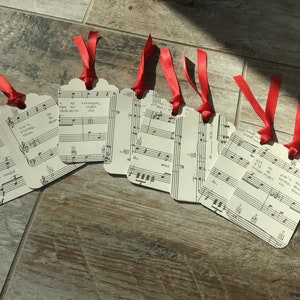 Vintage Sheet Music Tags - Etsy
