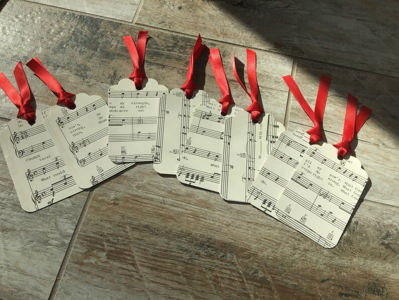 Vintage Sheet Music Tags | Etsy