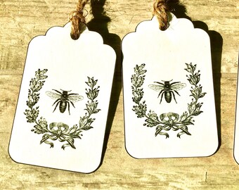 Queen Bee Tags Round Gift Tags Set of 10 - Etsy