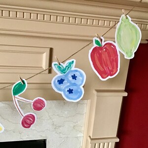 Super Cute Fruit Garland Banner - Etsy
