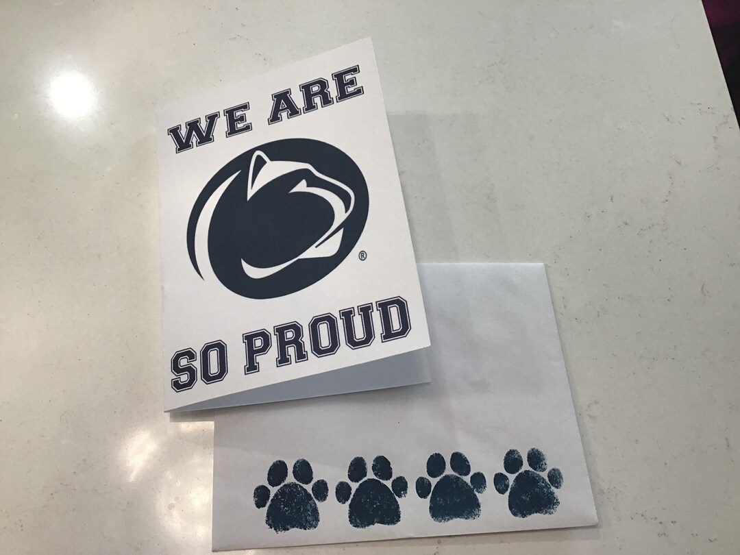 Penn State Greeting Cards, We Are so Proud Graduation Card, With ...