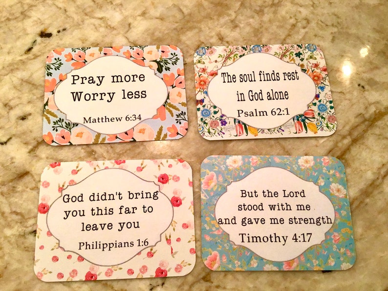 Bible Verse Planner Journal Bible Study Cards - Etsy