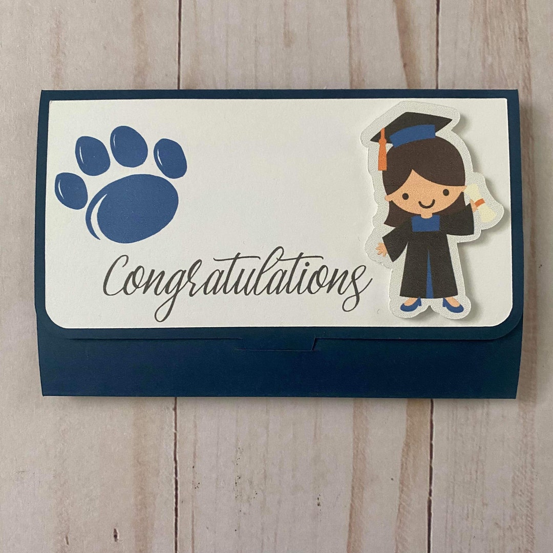 Penn State Gift Card Grad Card Envelope. Officially Licensed. - Etsy