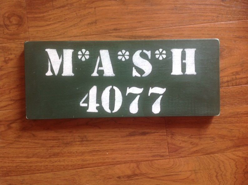 MASH 4077 sign hand painted | Etsy