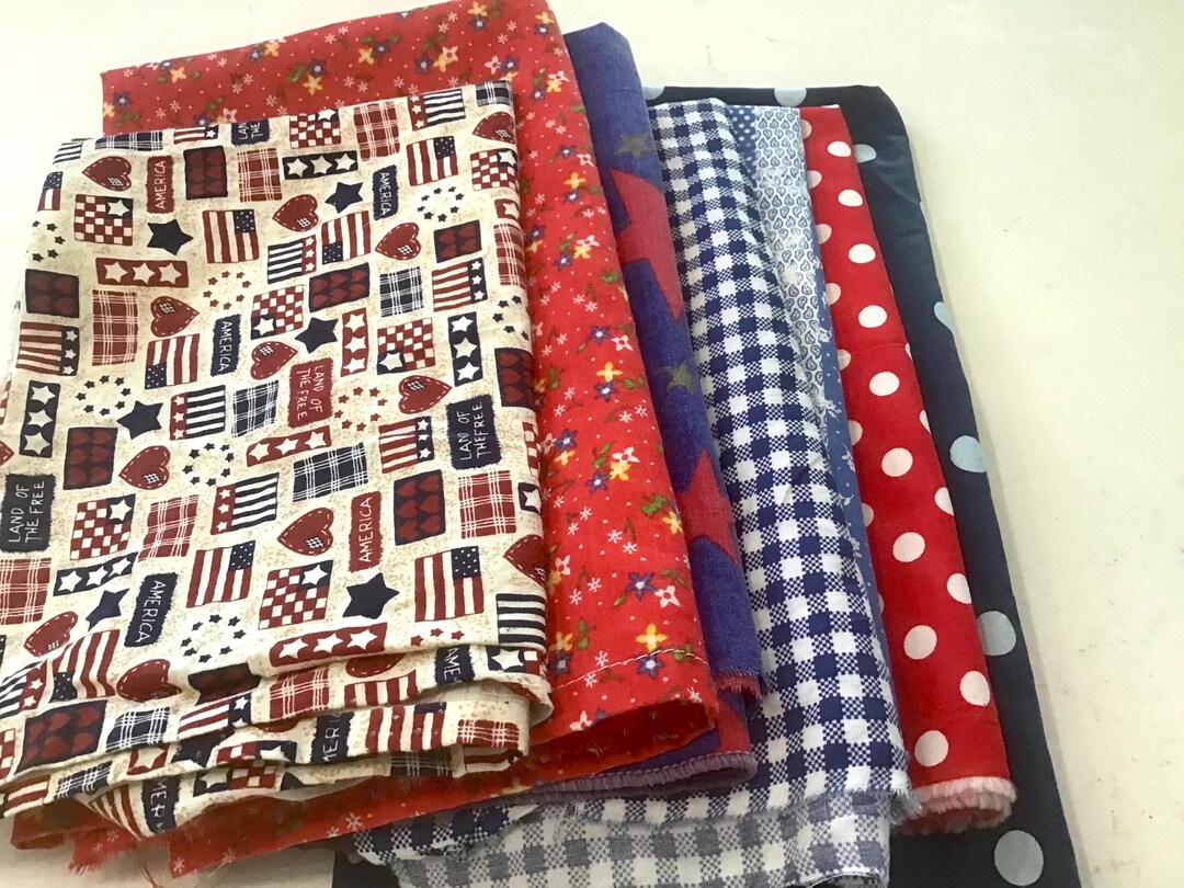 Patriotic Americana Fat Quarter Bundle - Etsy