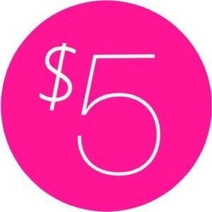 Five Dollar Sign