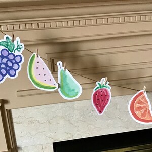 Super Cute Fruit Garland Banner - Etsy