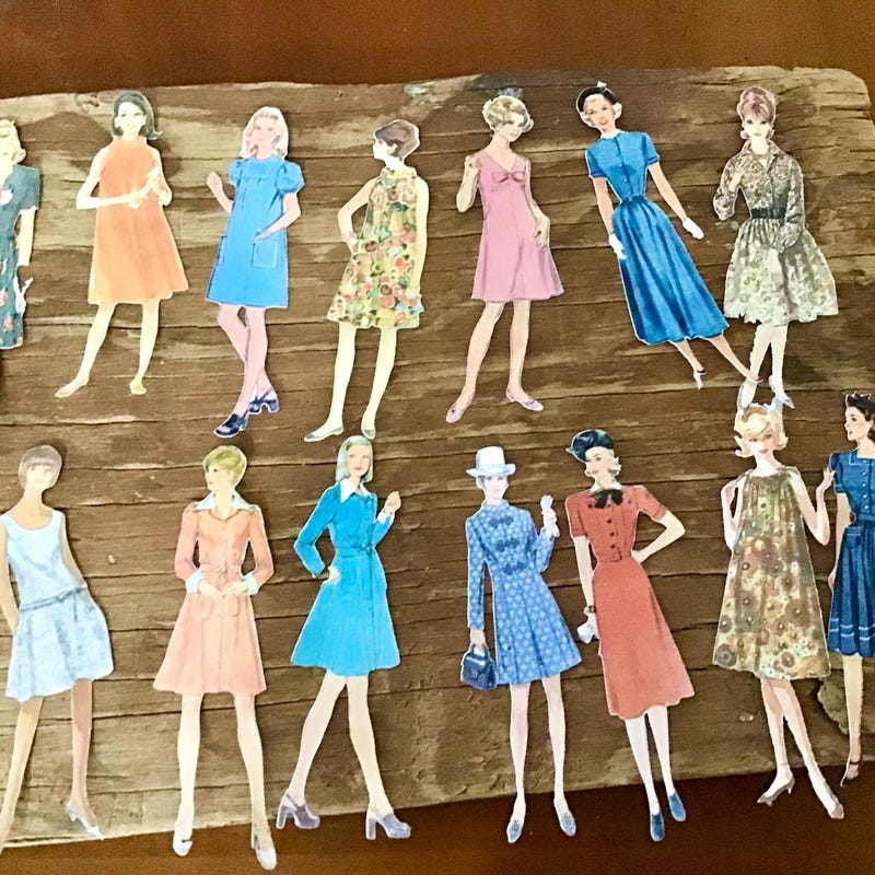 Paper Dolls Handcut - Etsy