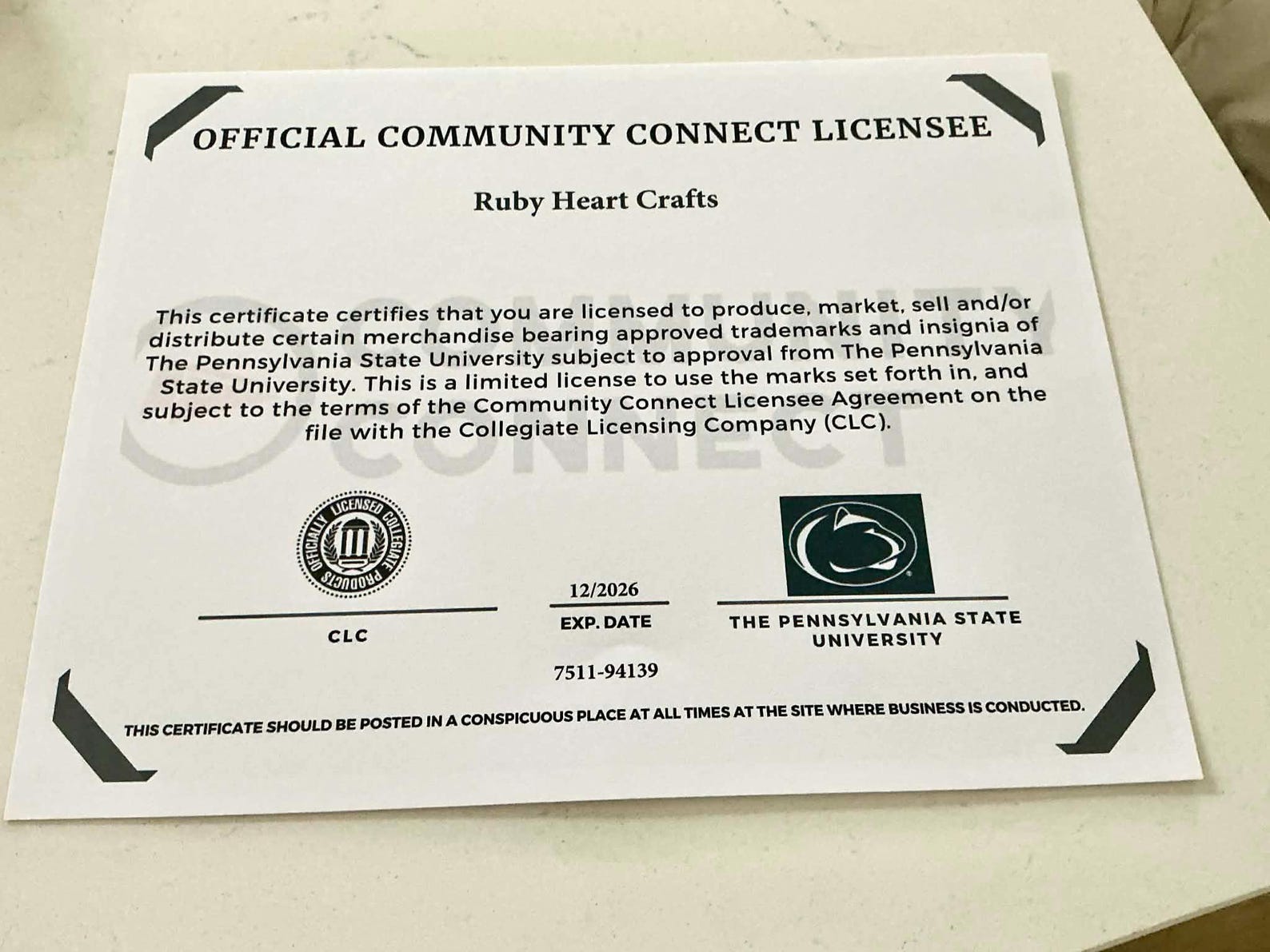 We Are Penn State Pop up Card. Officially Licensed - Etsy