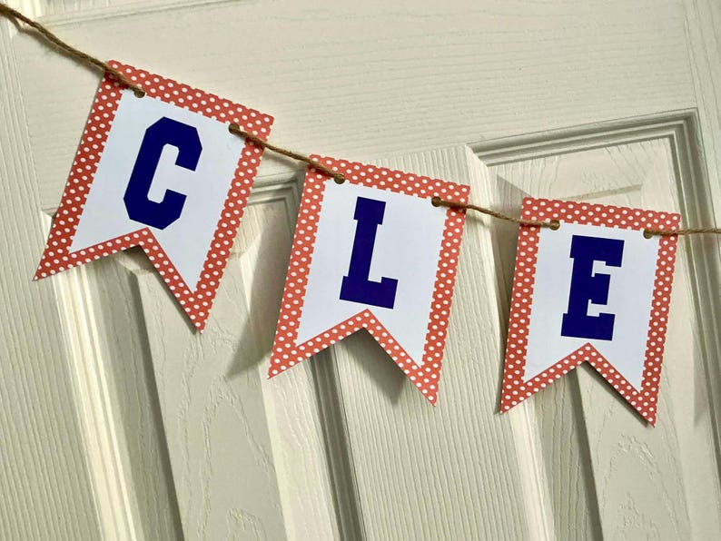 Clemson Bound Banner Garland. Officially Licensed - Etsy