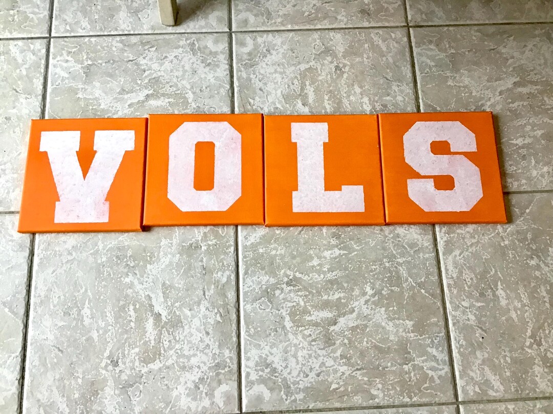 Tennessee Vols Hand Painted Canvas Signs. Officially Licensed - Etsy