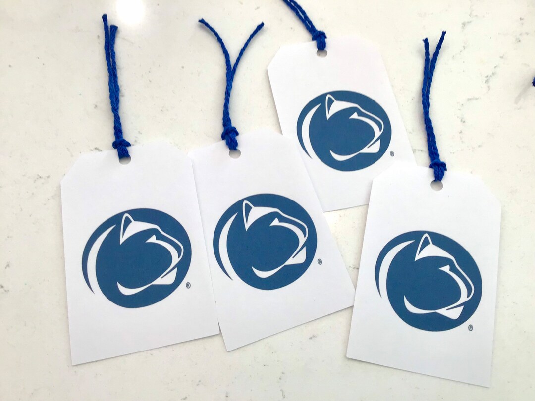 Penn State We Are or Lion Logo Gift Tags Blue and White. Officially ...