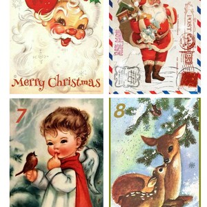 Digital Advent Christmas Countdown Cards - Etsy
