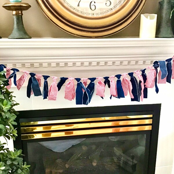 Torn Fabric Garland - Etsy