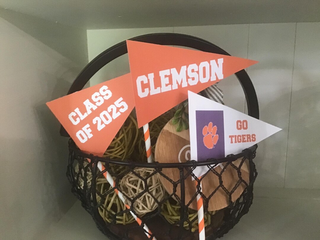 Clemson University Flags Graduation Parties, Bound, Tailgating, Etc ...