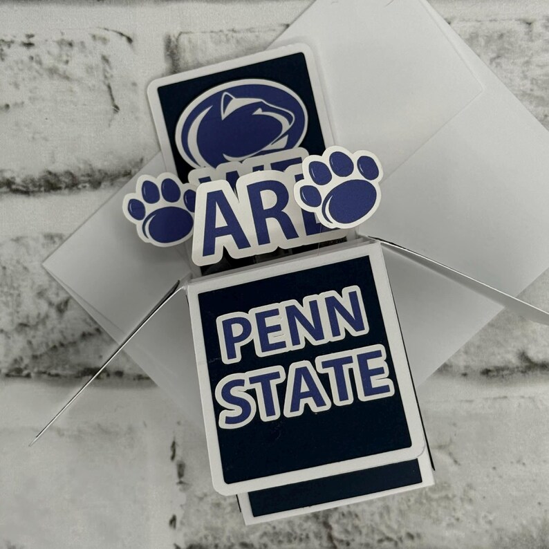 We Are Penn State Pop up Card. Officially Licensed - Etsy