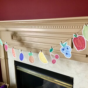 Super Cute Fruit Garland Banner - Etsy