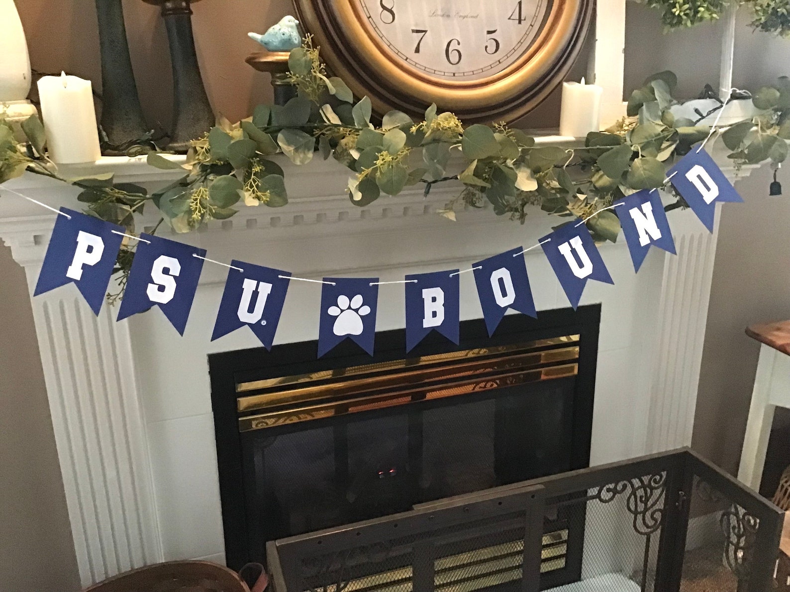 PSU Bound Penn State Banner. Solid Blue or Gingham Plaid. Officially ...