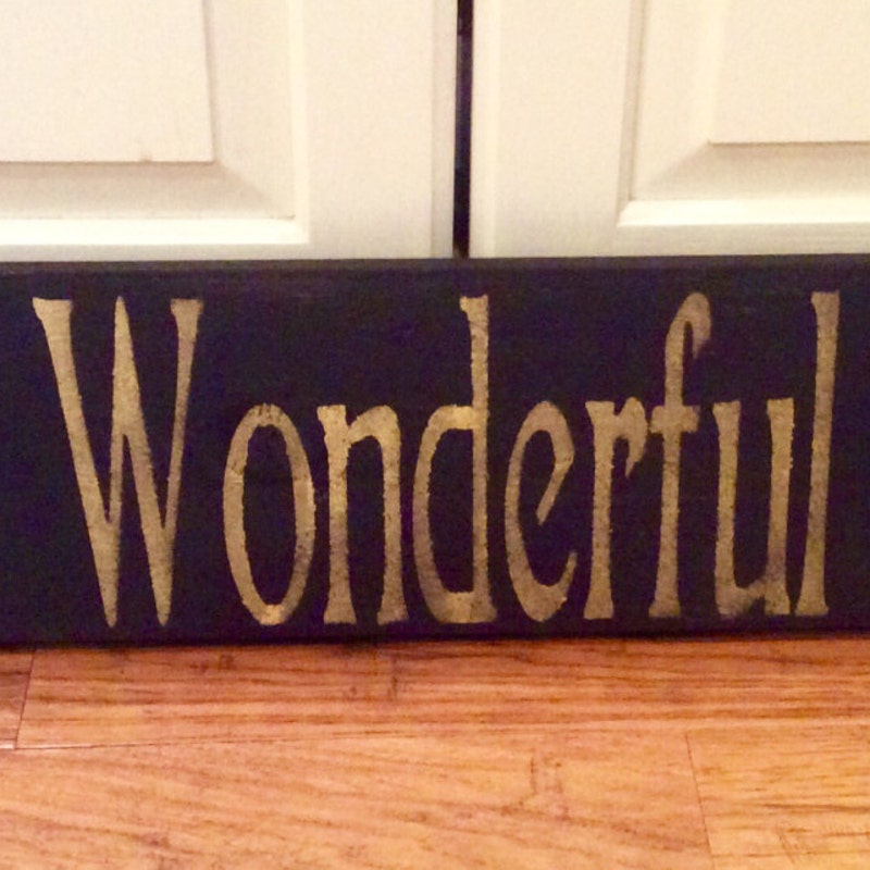 Wonderful Life Sign - Etsy