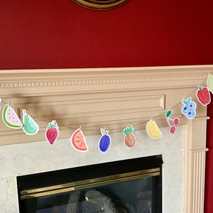 Super Cute Fruit Garland Banner - Etsy