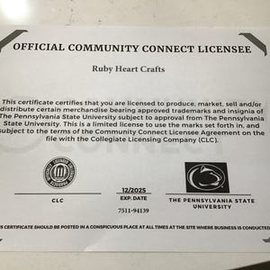 Penn State Bound Graduation Tailgate Party Pennants Flags Props Cake ...