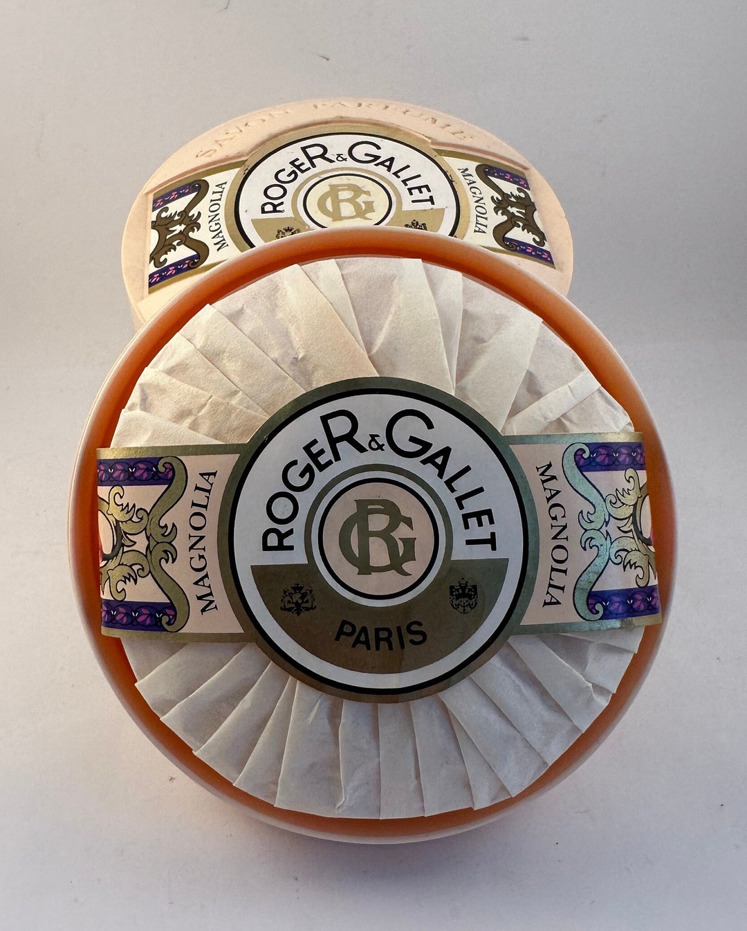 Vintage Roger & Gallet Paris MAGNOLIA Savon Parfume Perfumed Soap. 150 ...