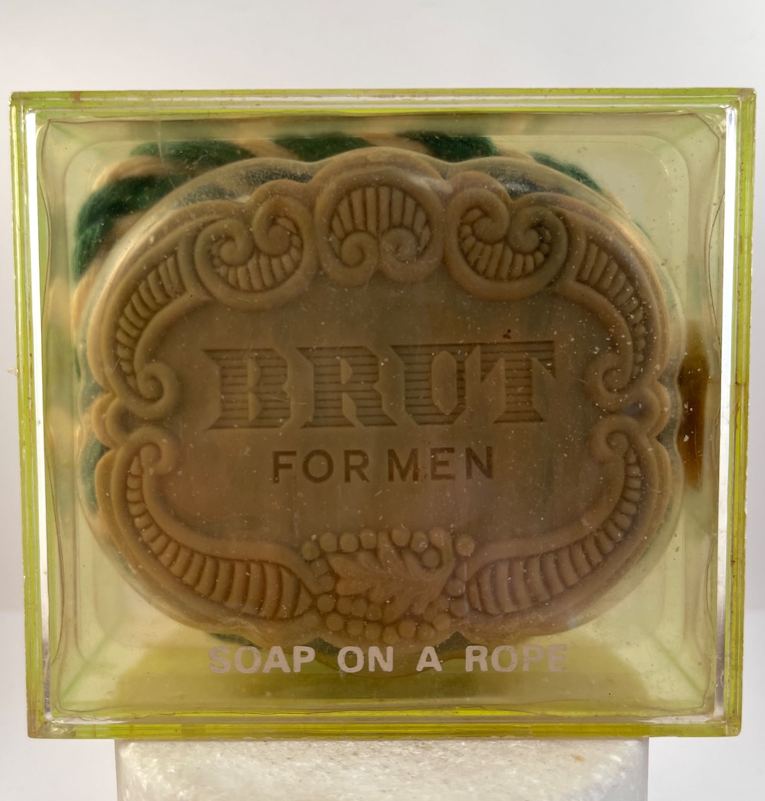 Vintage Faberge Paris BRUT FOR MEN Soap on a Rope 8 Oz. New in Box. - Etsy