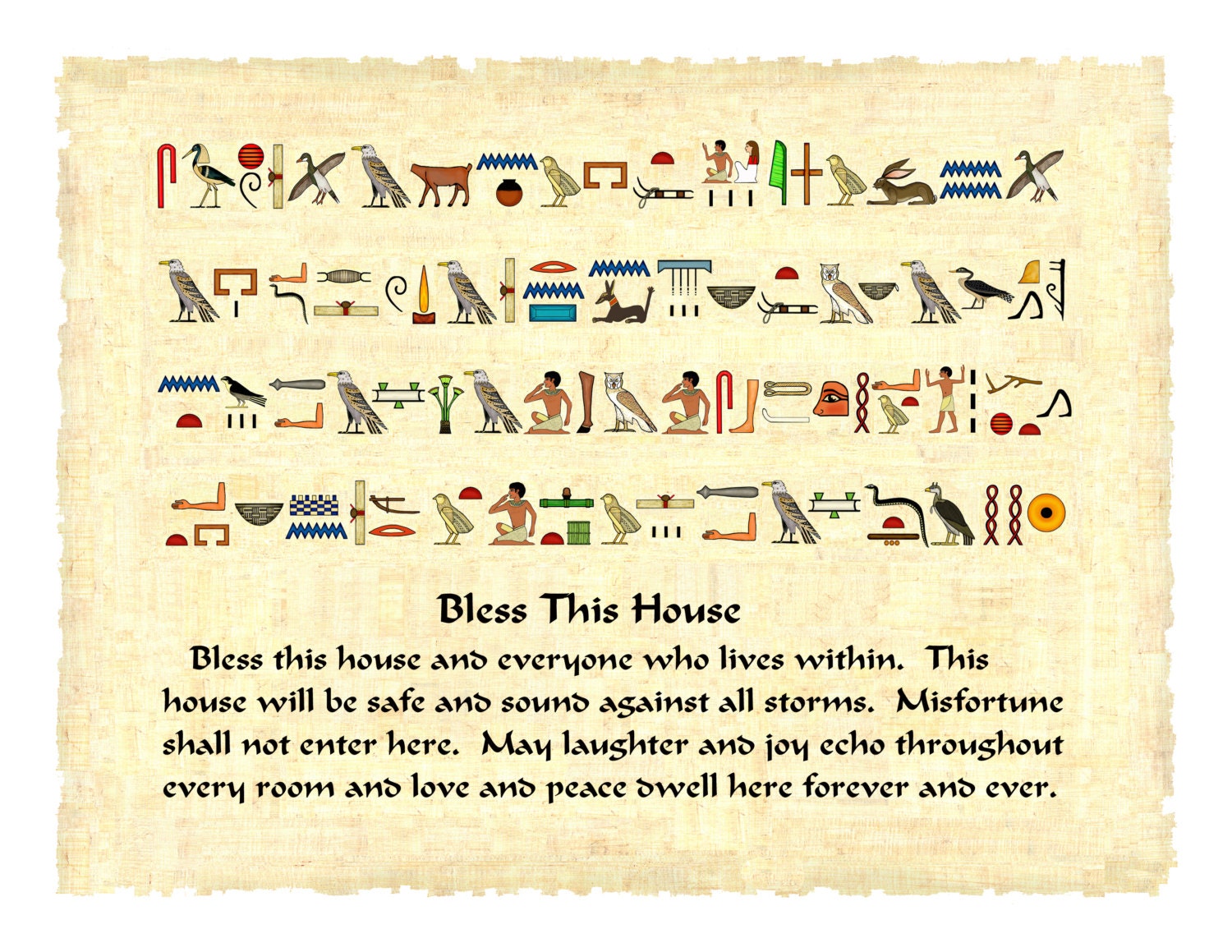 Egyptian Hieroglyphics Sayings