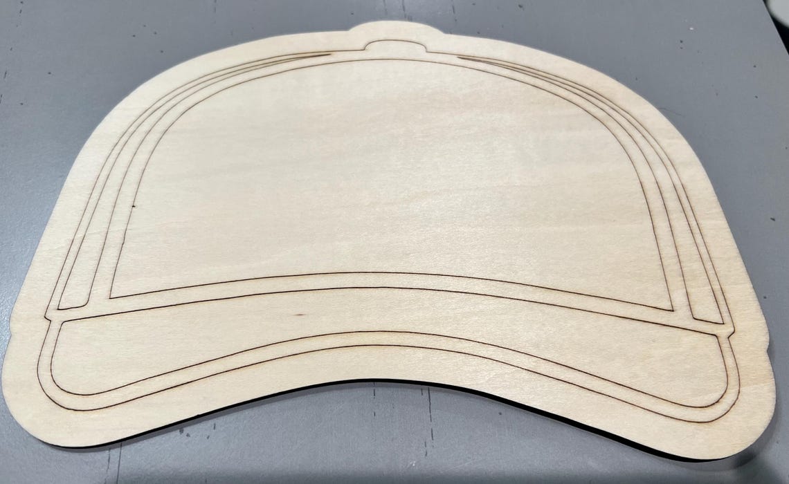 Personalized Laser Cut Hat Bar Template - Etsy