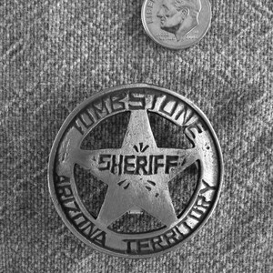 Tombstone Sheriff Az Territory made in the USA | Etsy