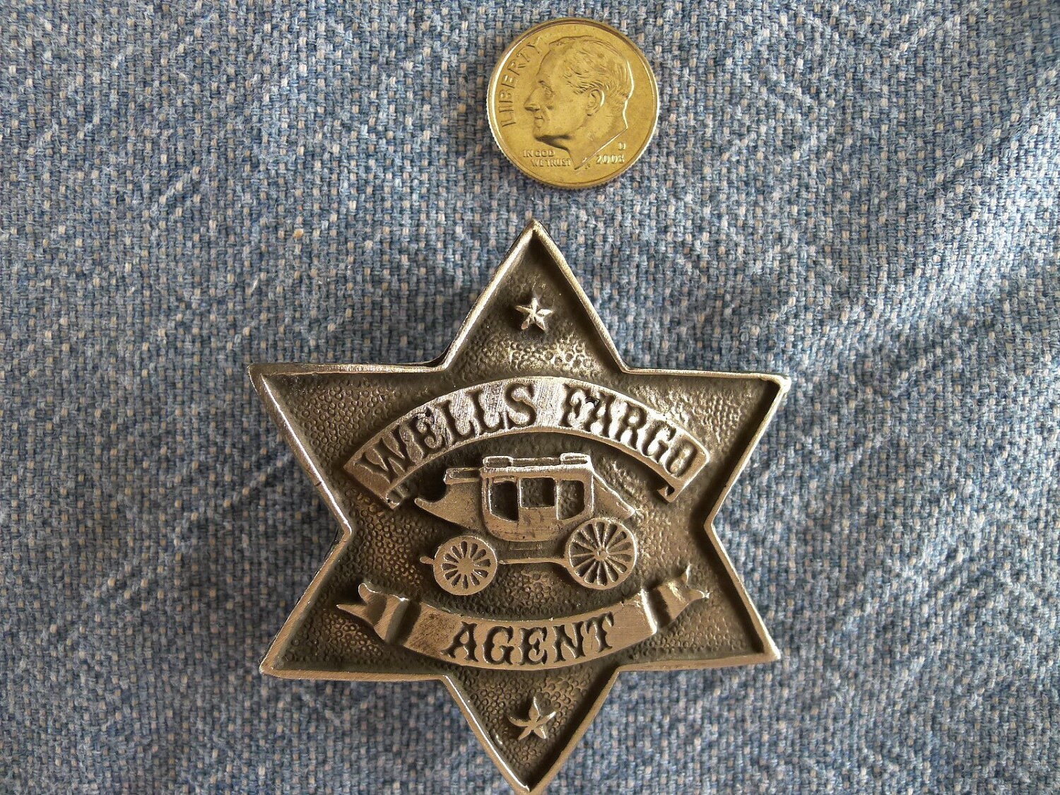 Wells Fargo Badge with pin back Made In The USA | Etsy