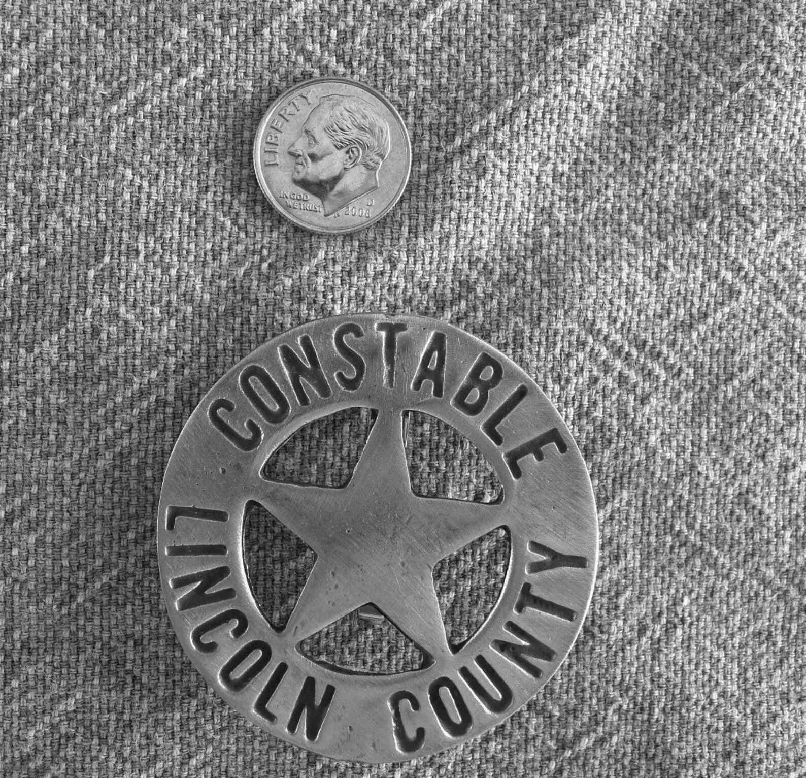 Constable Lincoln County Badge With Pin Backmade in the USA - Etsy