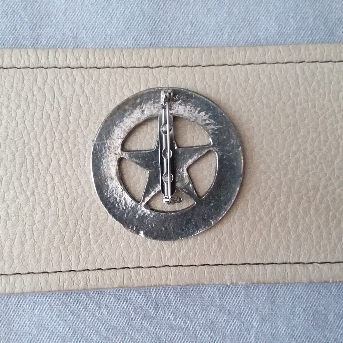 US Marshall Small Round Badge with pin back Made In The | Etsy