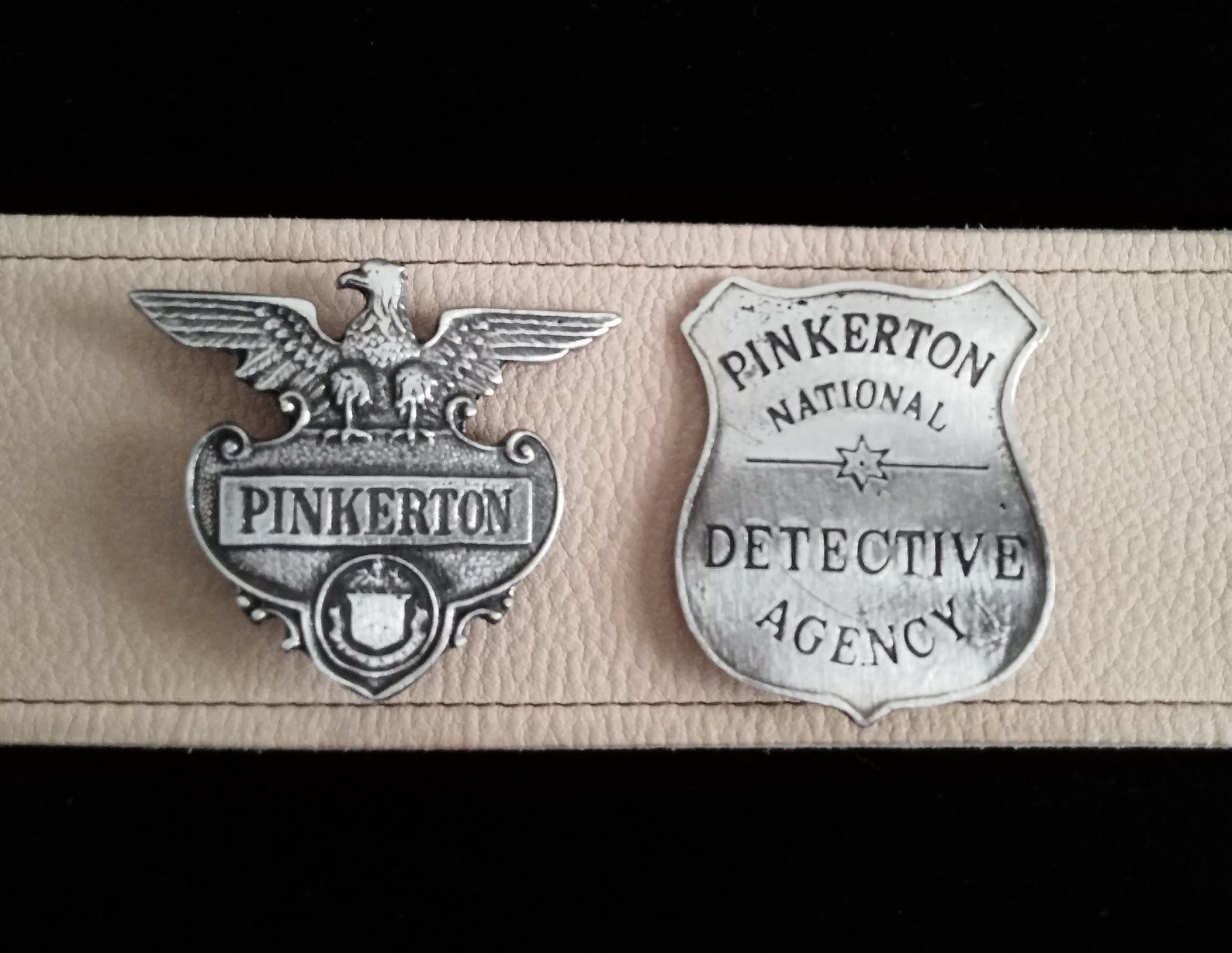 Pinkerton and Pinkerton Detective Agency Badge TWO Badges - Etsy