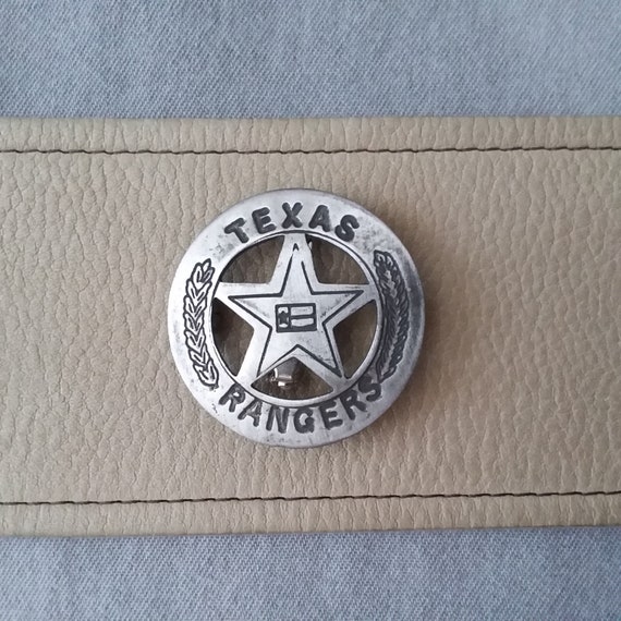 Texas Rangers Flag Badge With Pin Backmade in the USA | Etsy
