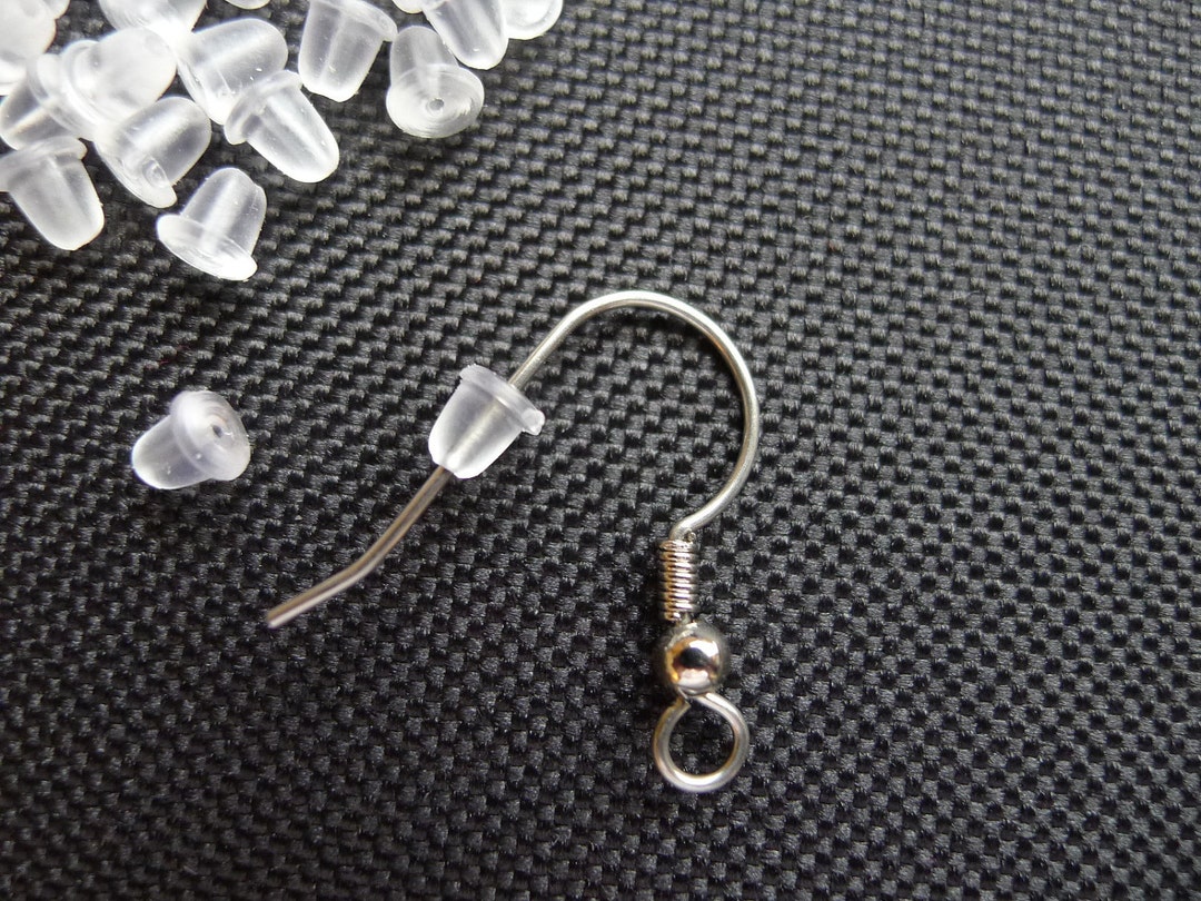 1000 Ear Wire Stoppers Plastic - Etsy