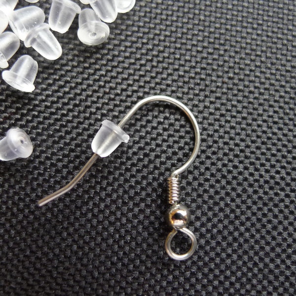 1000 Ear Wire Stoppers Plastic - Etsy