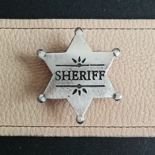 6 Point Star Badge - Etsy