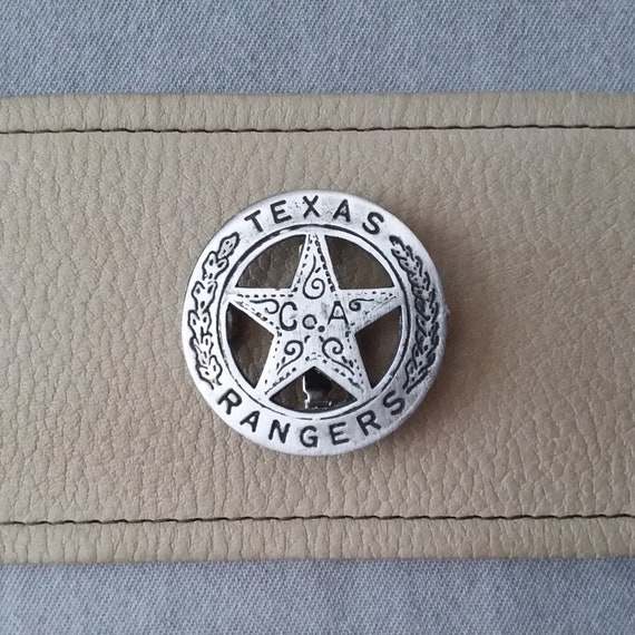 Texas Rangers Company A Badge with pin back | Etsy