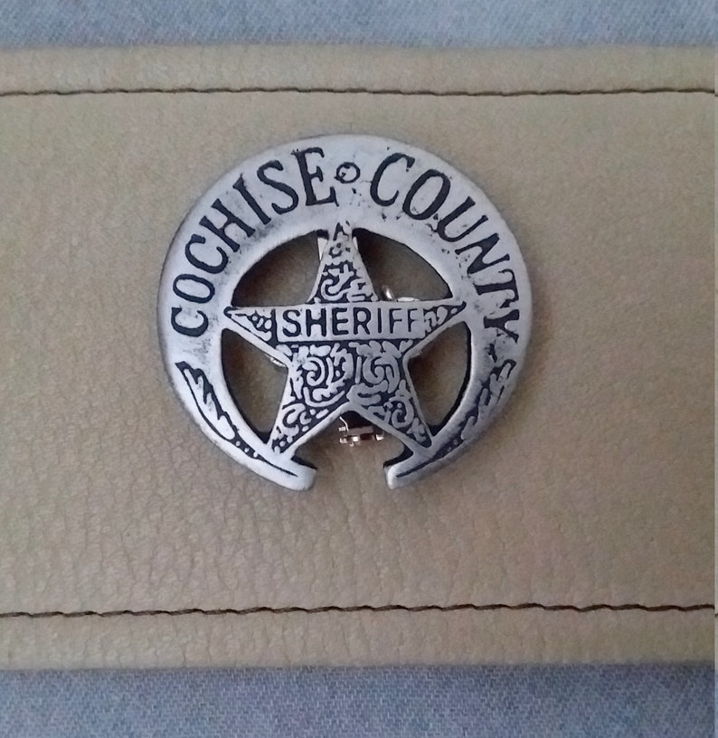 Cochise County Sheriff Badge With Pin Back made in the USA - Etsy