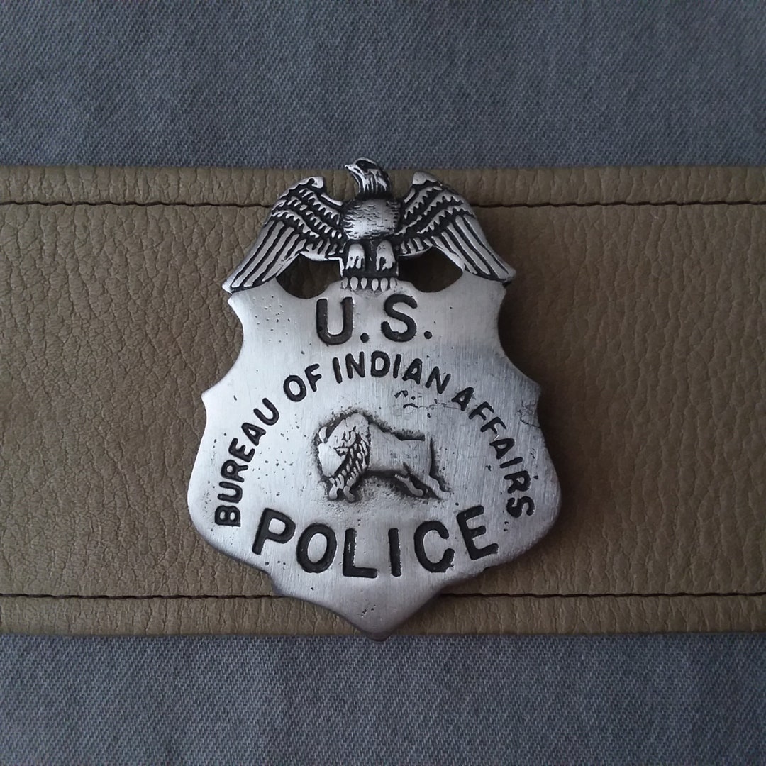 Bureau of Indian Affairs Badge (made in the USA) - Etsy