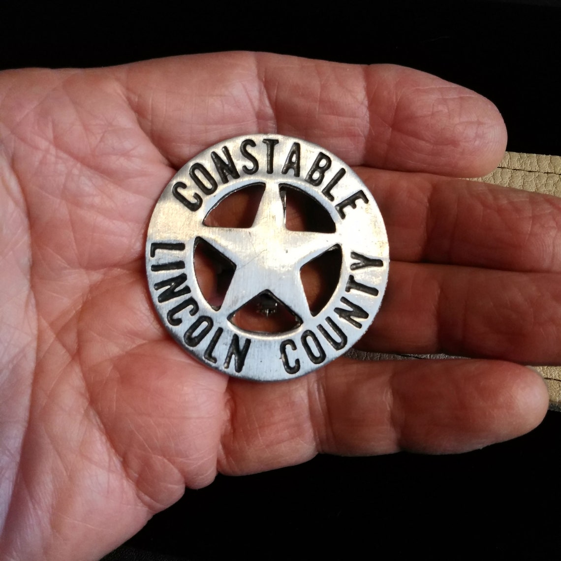 Constable Lincoln County Badge With Pin Back(made in the USA) - Etsy