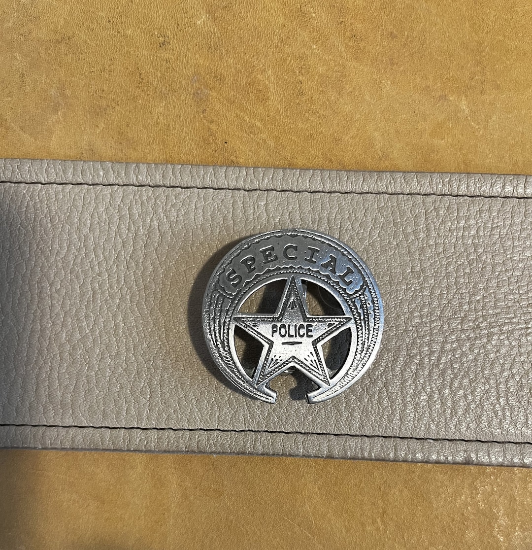 Special Police Badge With Pin Back - Etsy