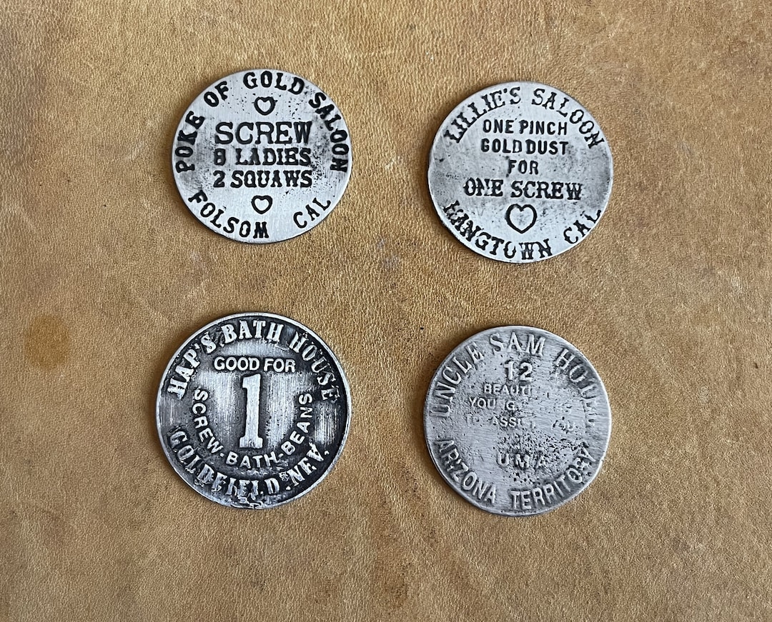 4 Brothel Tokens BBT-4-2 collectors Items Made in the USA - Etsy