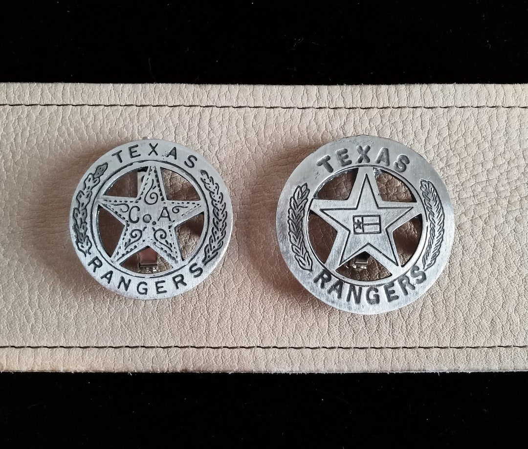 Texas Co. "a" Badge and Texas Flag Old West Badges, Wild West Badges ...