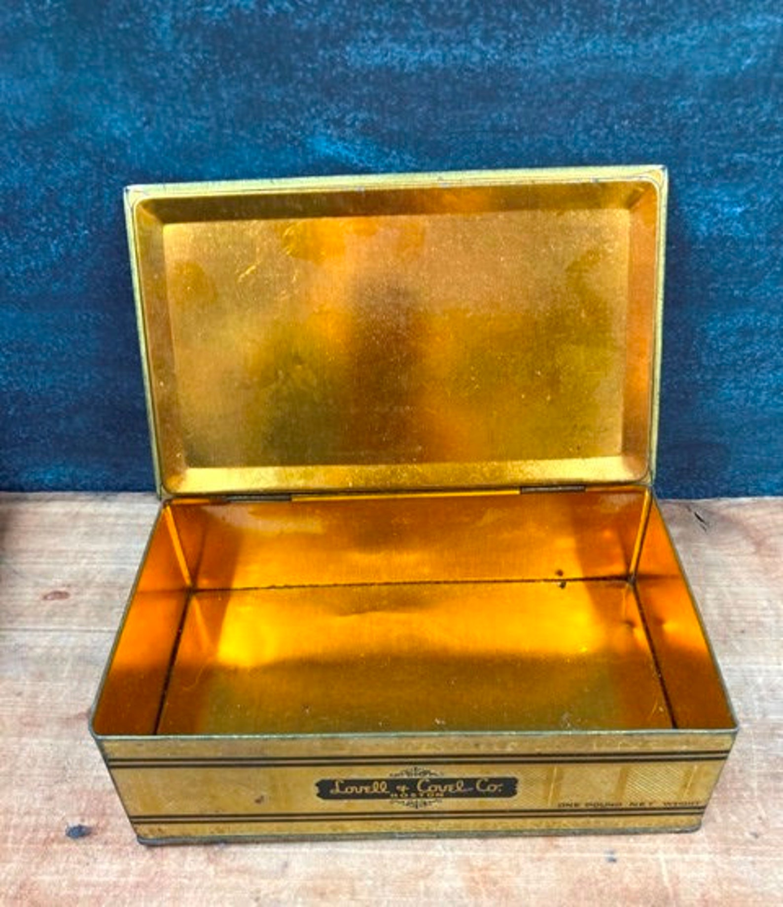 Red and Gold Tins Three Vintage Tins Spice Tin Cu Plug Tin the - Etsy