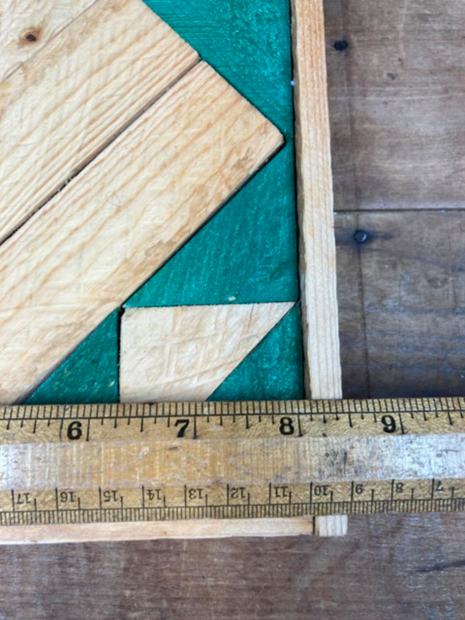 Primitive Rustic Wall Art Barn Quilt Pattern Done in Wood - Etsy